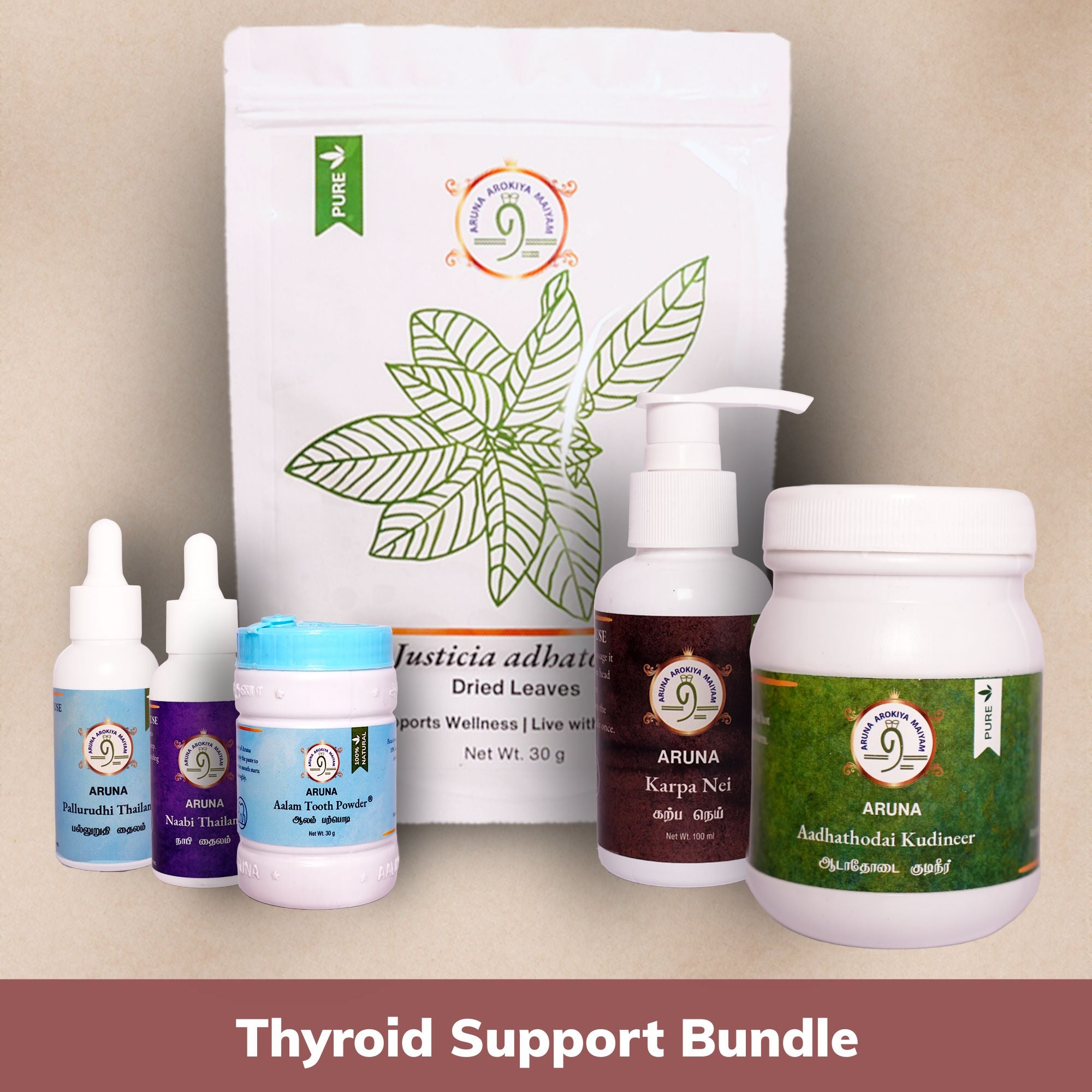 Thyroid Health Bundle – Aruna Arokiya Maiyam